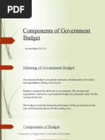 Government Budget and Its Components | PDF | Government Budget Balance ...
