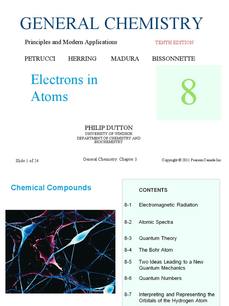 General Chemistry: Electrons in Atoms | PDF | Atomic Orbital | Photoelectric Effect