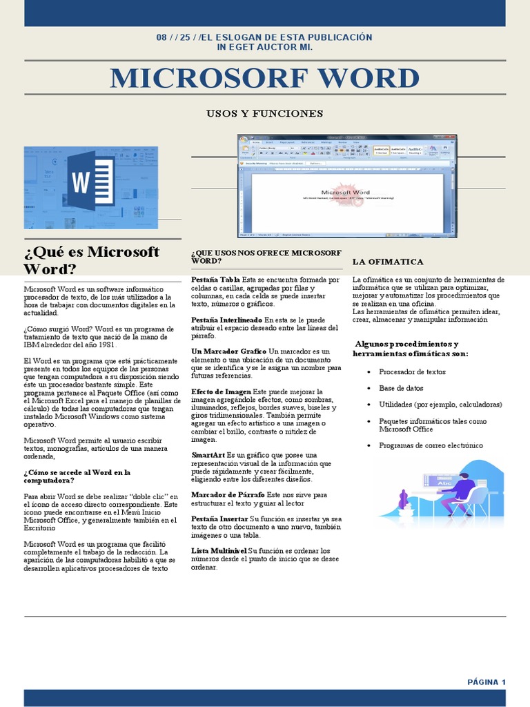 Microsorf Word: ¿Qué Es Microsoft Word? | PDF | Microsoft Word ...