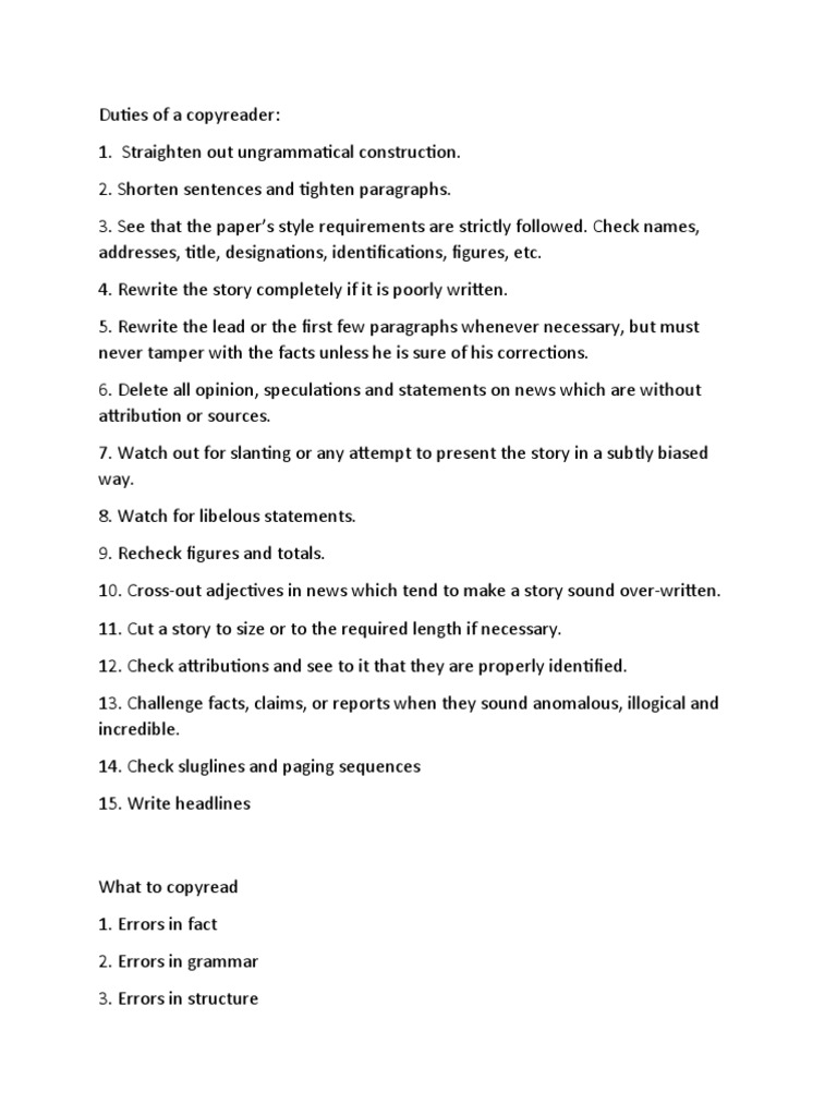 Essential Responsibilities and Guidelines for Ensuring Accurate and ...