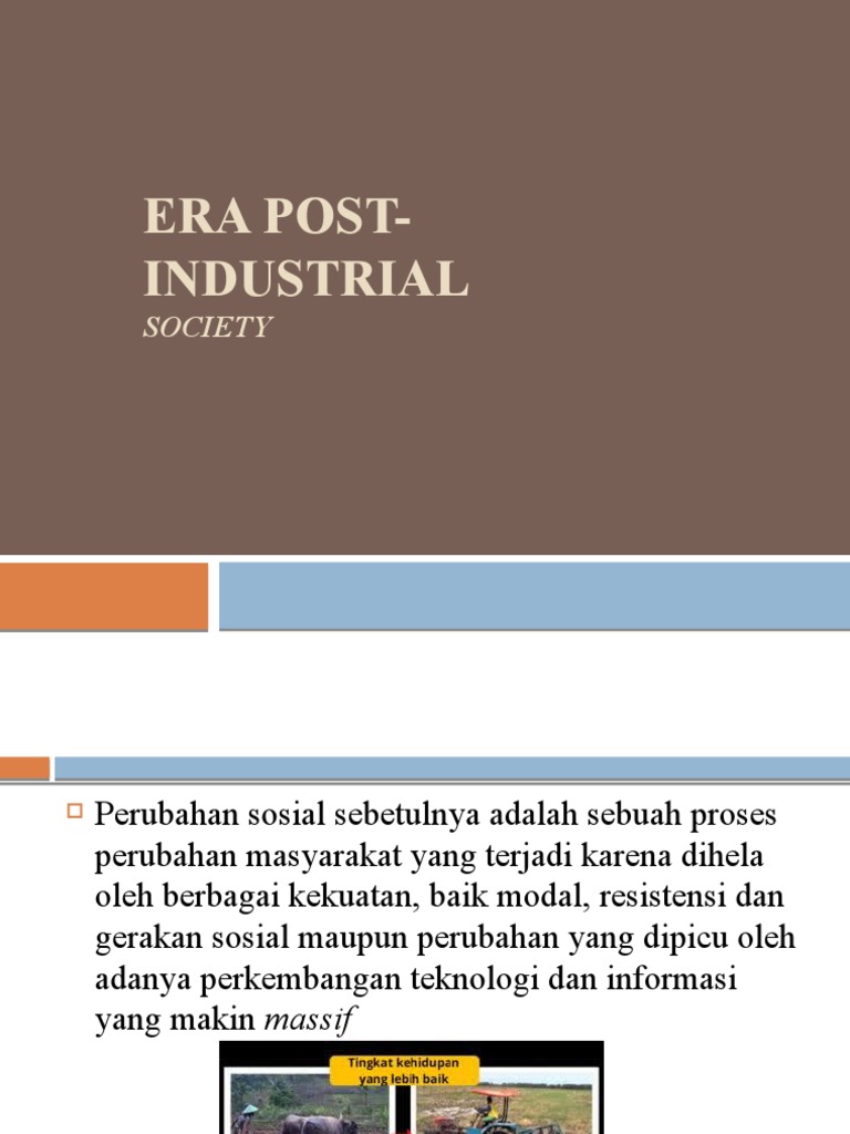 Era Post-Industrial | PDF