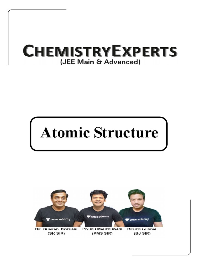 BJ Atomic Structure Exercises | PDF | Atomic Orbital | Photoelectric Effect