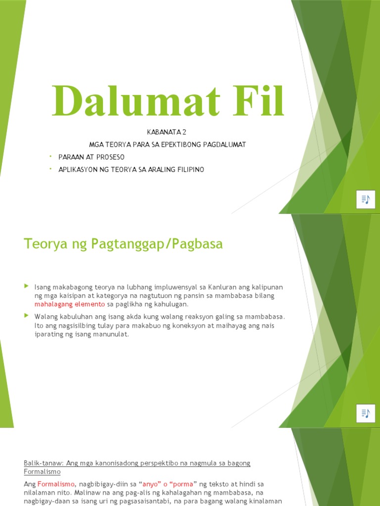 Dalumat Fil Teorya 2 | PDF