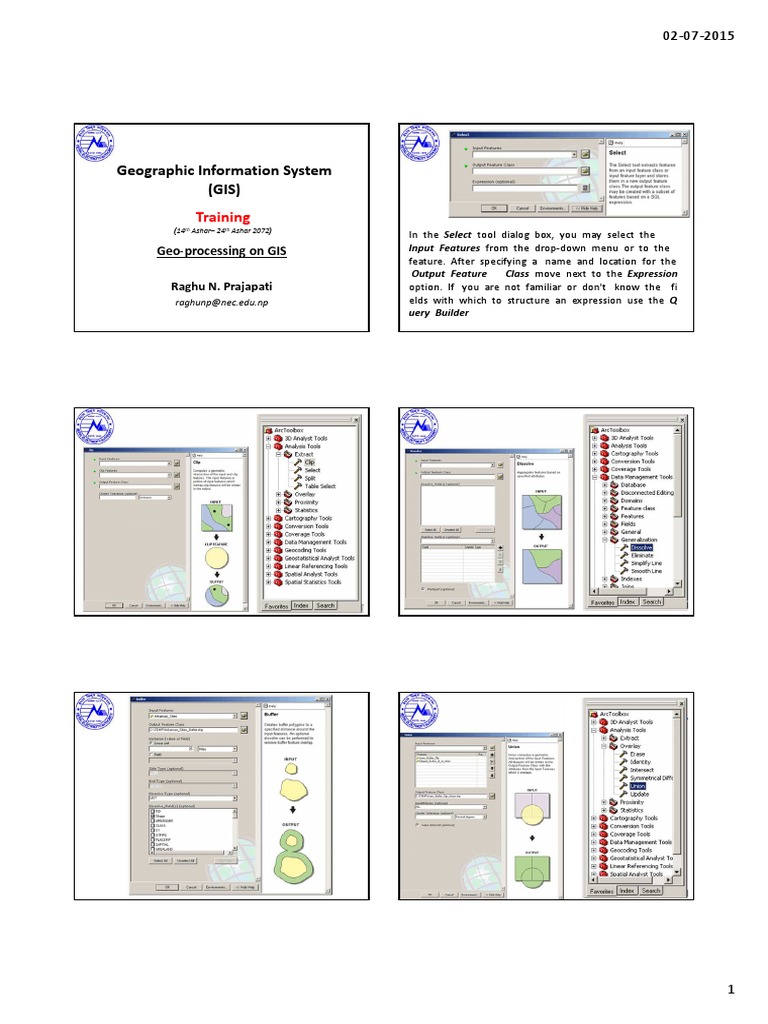 Geo Processing On Gis Pdf