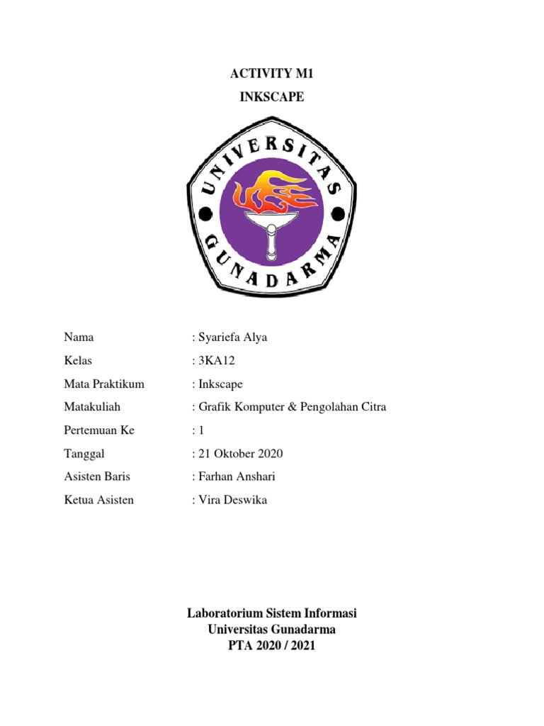 Activity M1 Inkscape | PDF