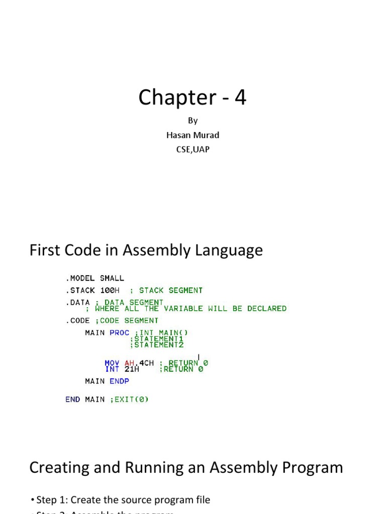 Chapter - 4: by Hasan Murad Cse, Uap | PDF