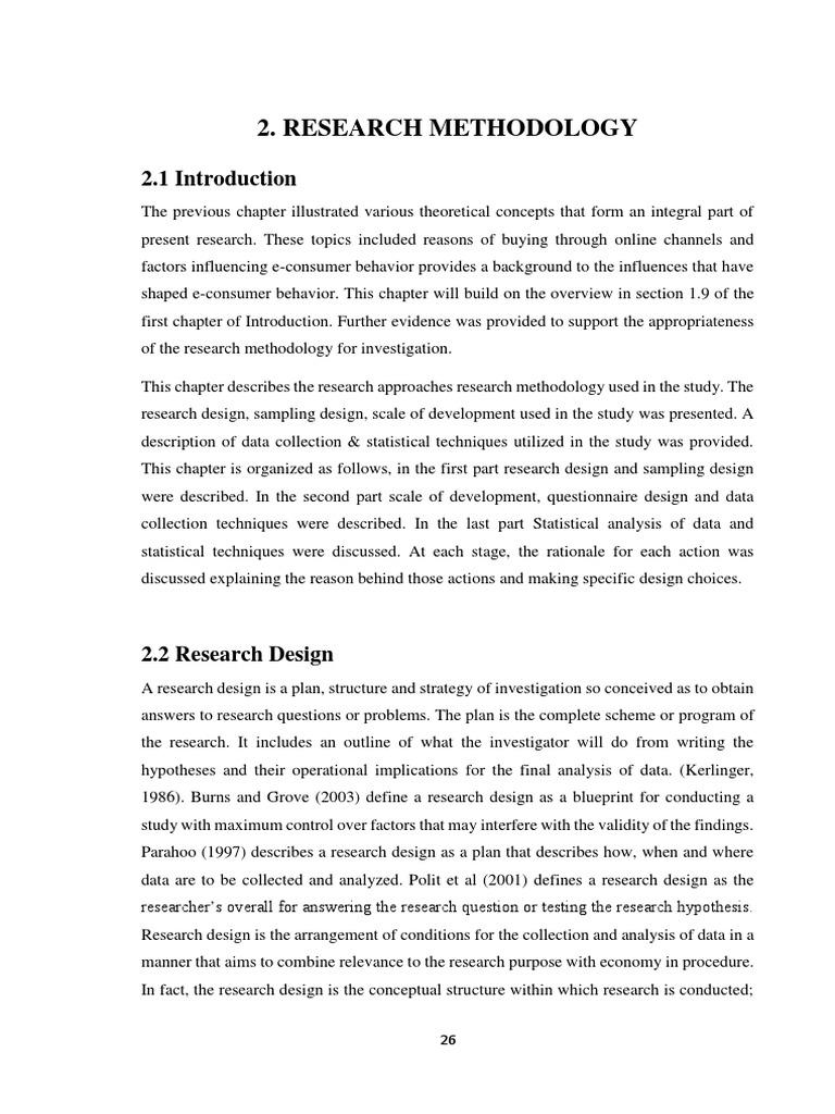 11 - Chapter2 | PDF | Research Design | Survey Methodology
