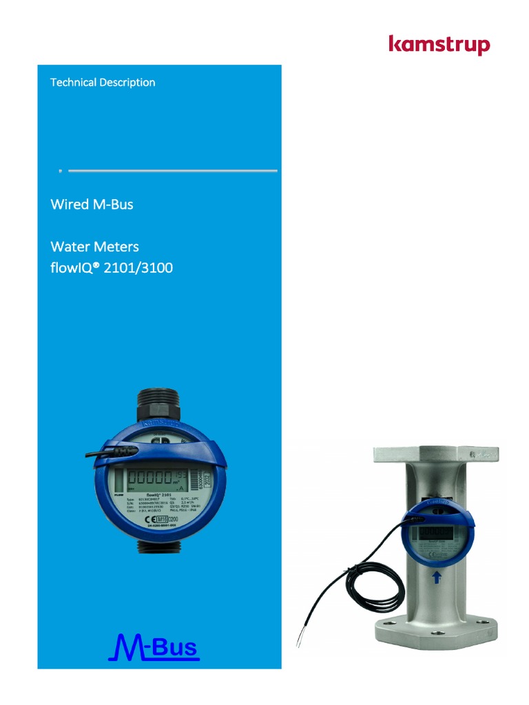 Wired M-Bus Water Meters Flowiq® 2101/3100: Technical Description | PDF ...