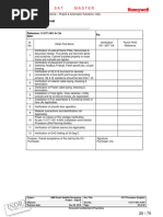 FCU Checklist | PDF | Hvac | Duct (Flow)