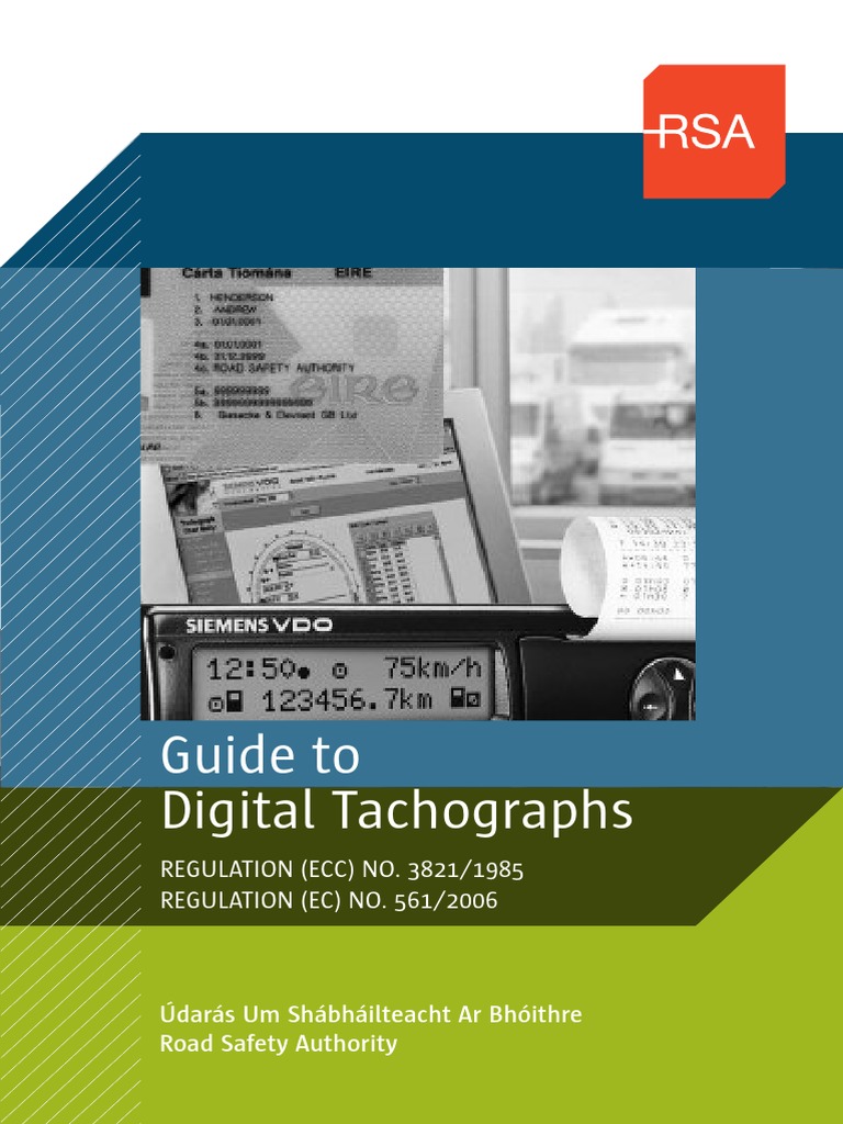 Digital Tachograph Usage Guide | PDF | Manufactured Goods | Computing ...