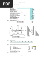 Cantilever Retaining Wall Design Guide | PDF | Concrete | Civil Engineering