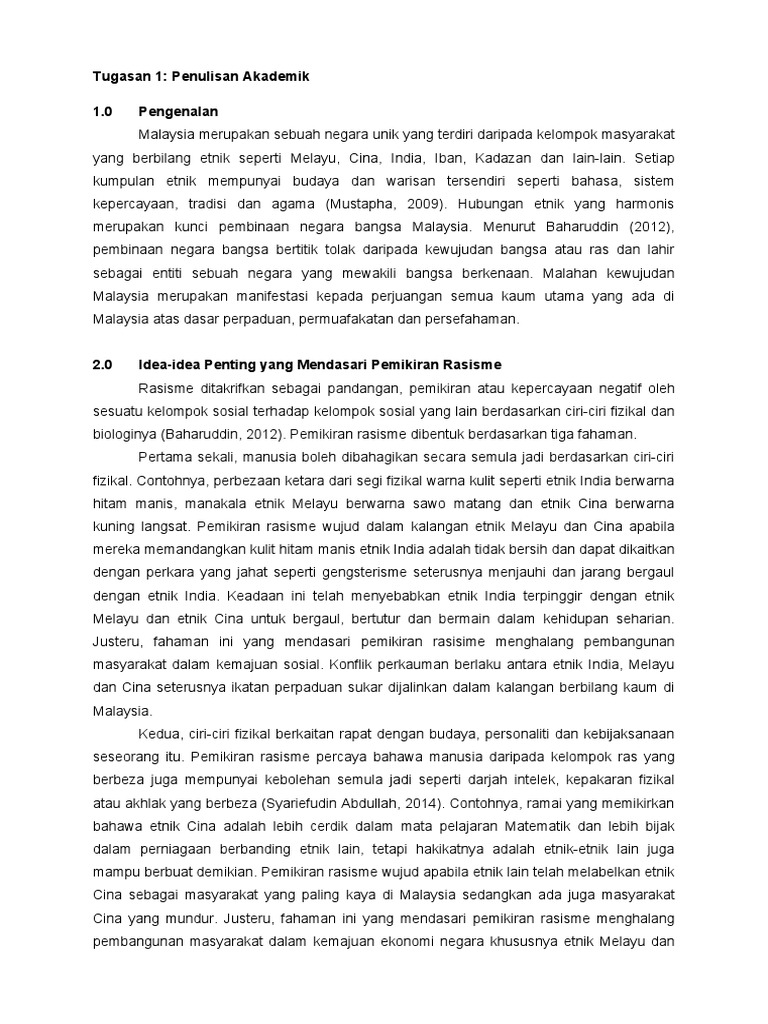 MPU 3122 Tugasan 1 | PDF