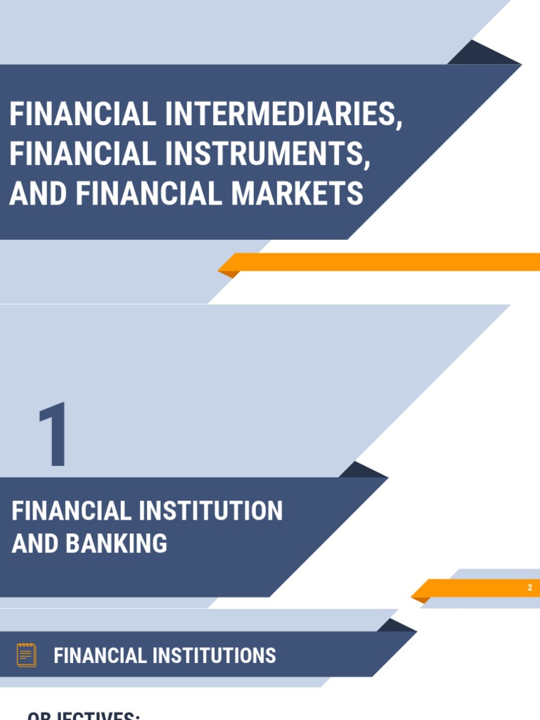 Financial Intermediaries, Financial Instruments, and Financial Markets ...