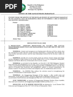 Sample BDRRMC PLAN | PDF