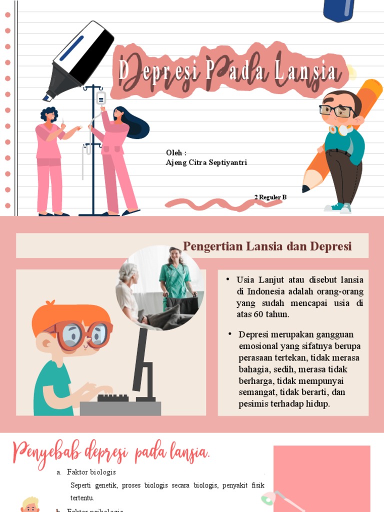 AJENG CITRA SEPTIYANTRI - PPT Depresi Pada Lansia | PDF