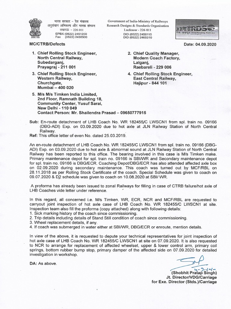 Proforma For CTRB Failure | PDF