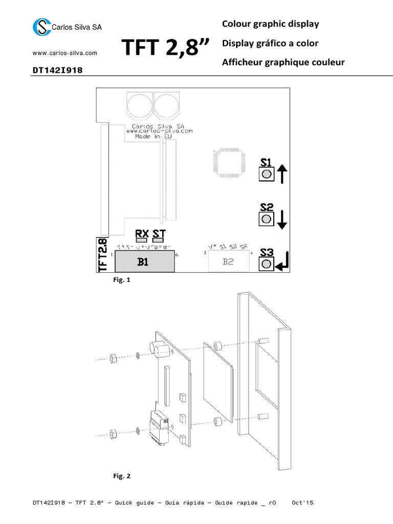 TFT 2.8 - QuickGuide - Guia Rapida - Guide Rapide | PDF | Color | Art ...