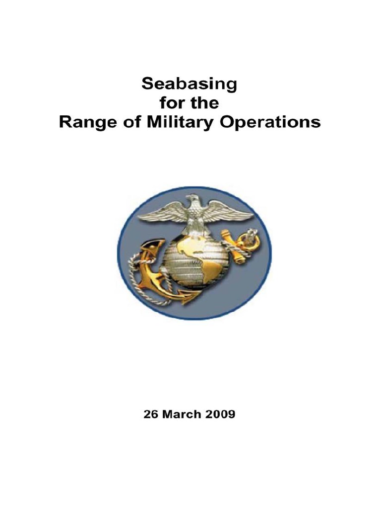 Seabasing in Military Operations | PDF | United States Marine Corps ...