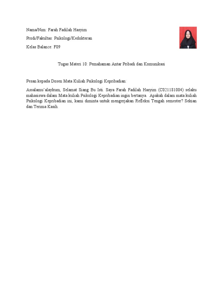 Materi 10 | PDF | Karier & Perkembangan | Sains & Matematika