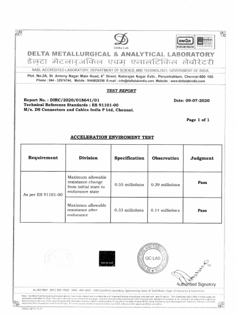 Balance Test Reports PDF | PDF