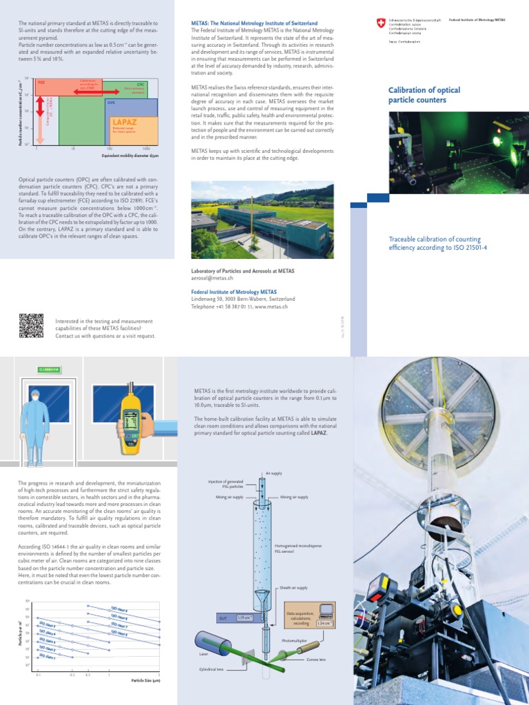 Flyer Calibrationopticalparticle PDF | PDF | Metrology | Calibration