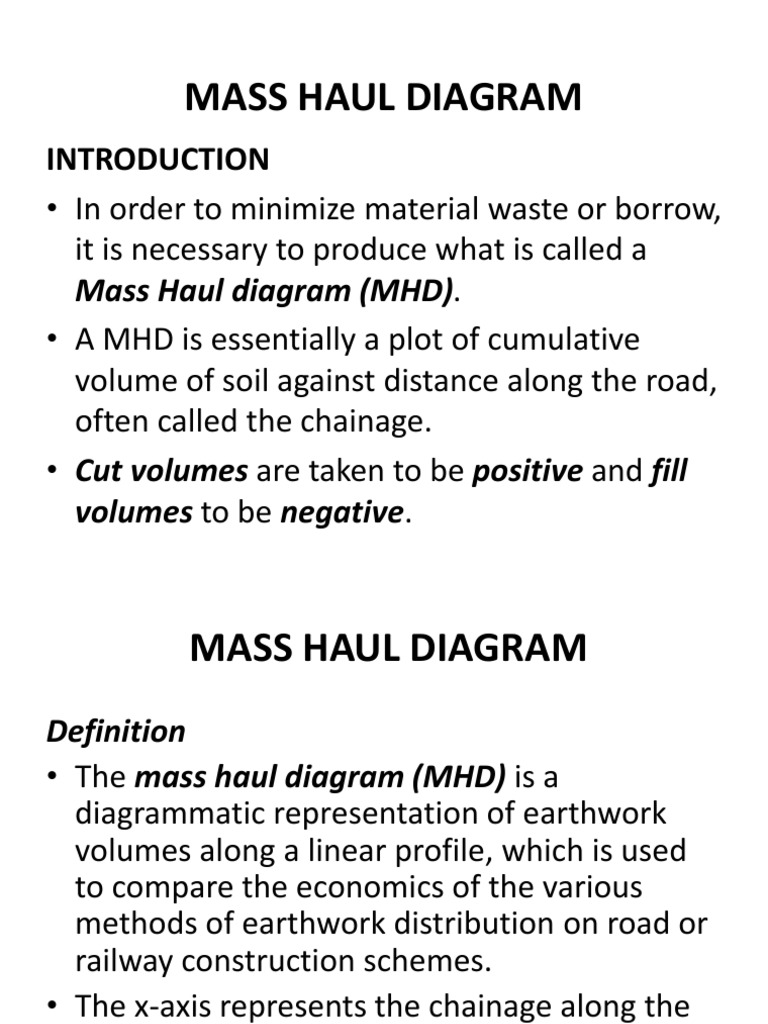 Mass Haul Diagram | PDF | Distance | Cartesian Coordinate System