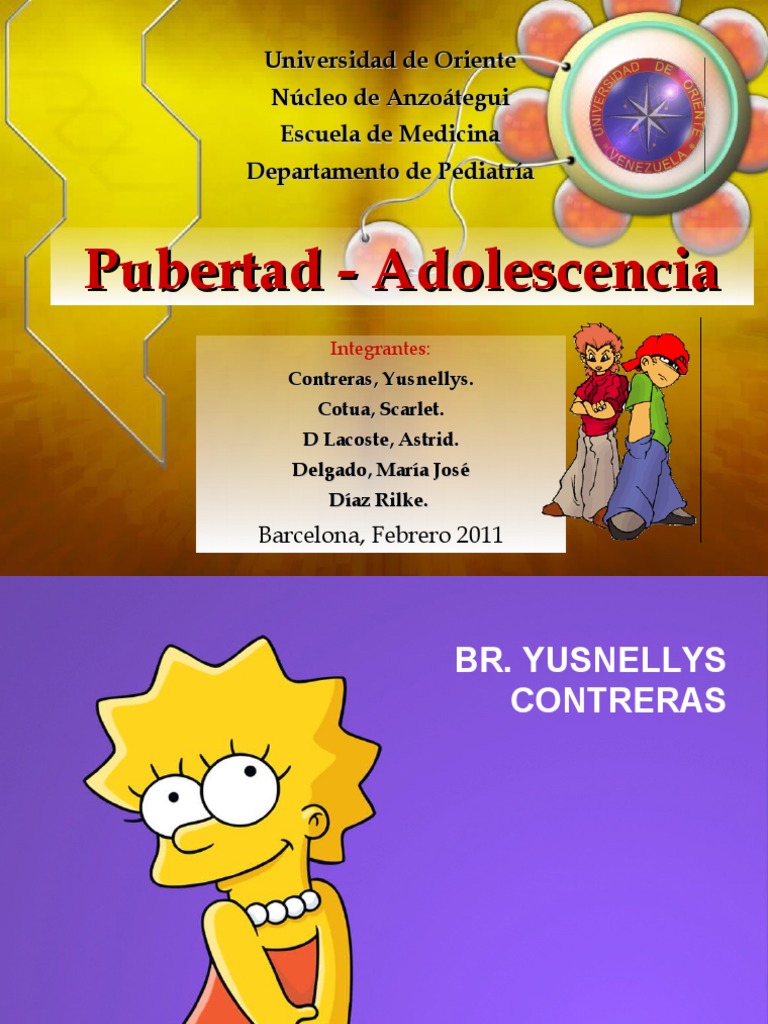 Fondo Pubertad y Adolescencia | PDF | Pubertad | Adolescencia