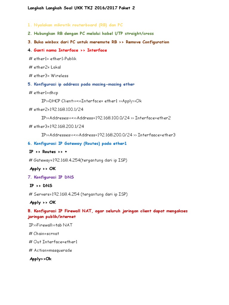 Modul Mikrotik | PDF
