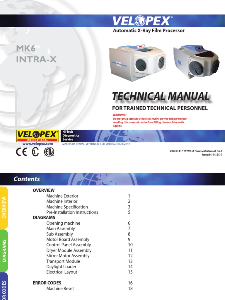 Velopex Intra X mk6 Technic PDF | PDF | Manufactured Goods