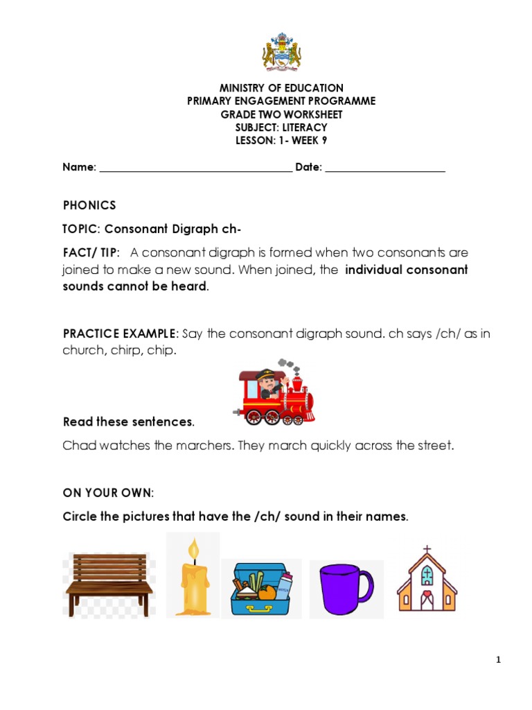 Grade 2 Literacy Worksheet: Phonics & Reading | PDF | Language Arts ...