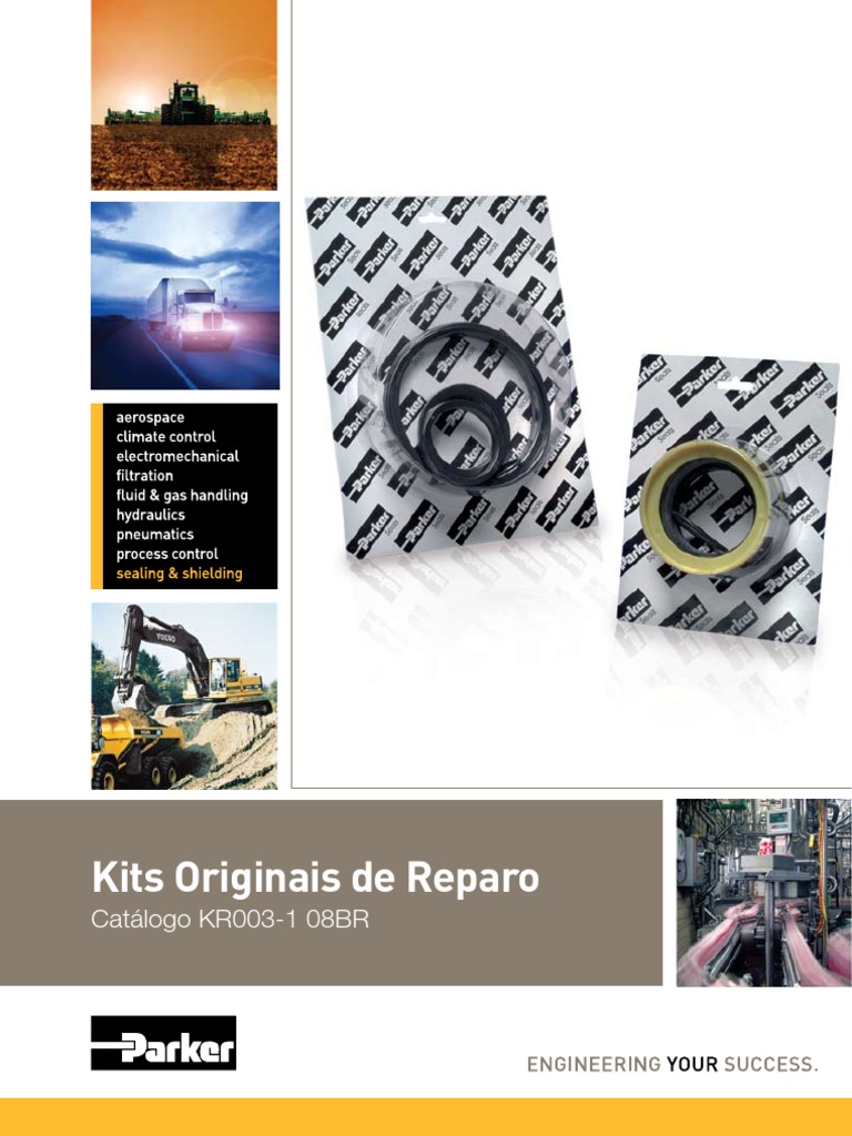 Kits de Reparo Parker para Caçambas | PDF | Poliuretano | Petróleo