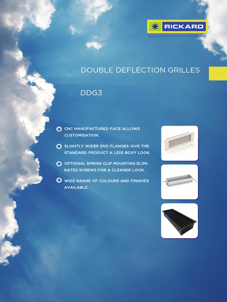 Catalogue 2020 Double Deflection Grilles - Compressed | PDF | Duct ...