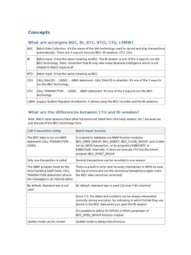 BDC Concepts | PDF | Database Transaction | Computing