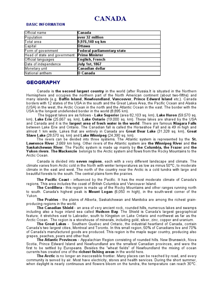 CANADA Revisited | PDF | Toronto | Canada