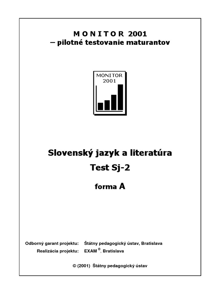 Test Sj-2 - 2001 | PDF