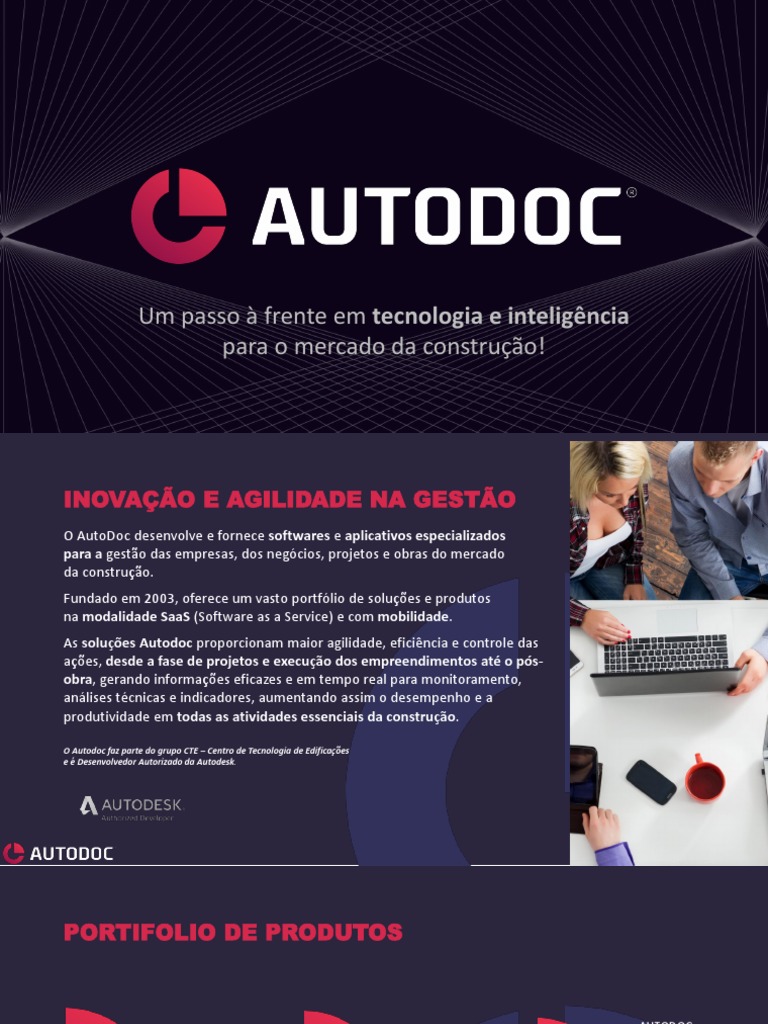 Apresentação - Sistema AutoDoc Projetos - rev 2.pdf | PDF | Software ...