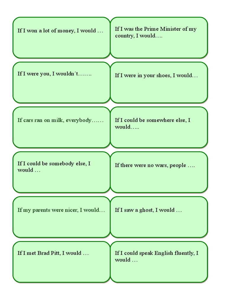 Creative "If I Were" Scenarios | PDF