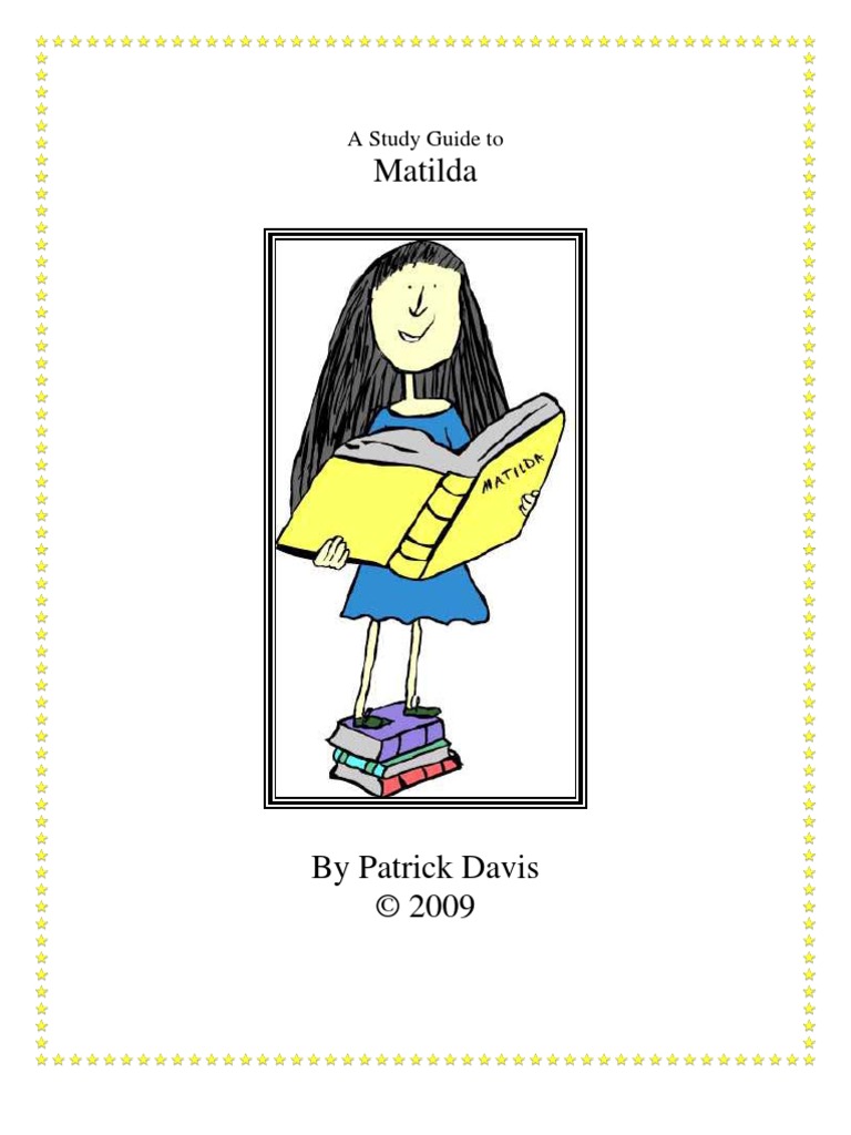Matilda Activities | Poetry | Stress (Linguistics)