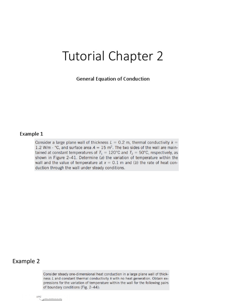 Tutorial Chapter 2 Thermal | PDF