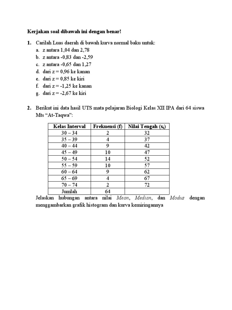 Pert.5 - Latihan Soal | PDF