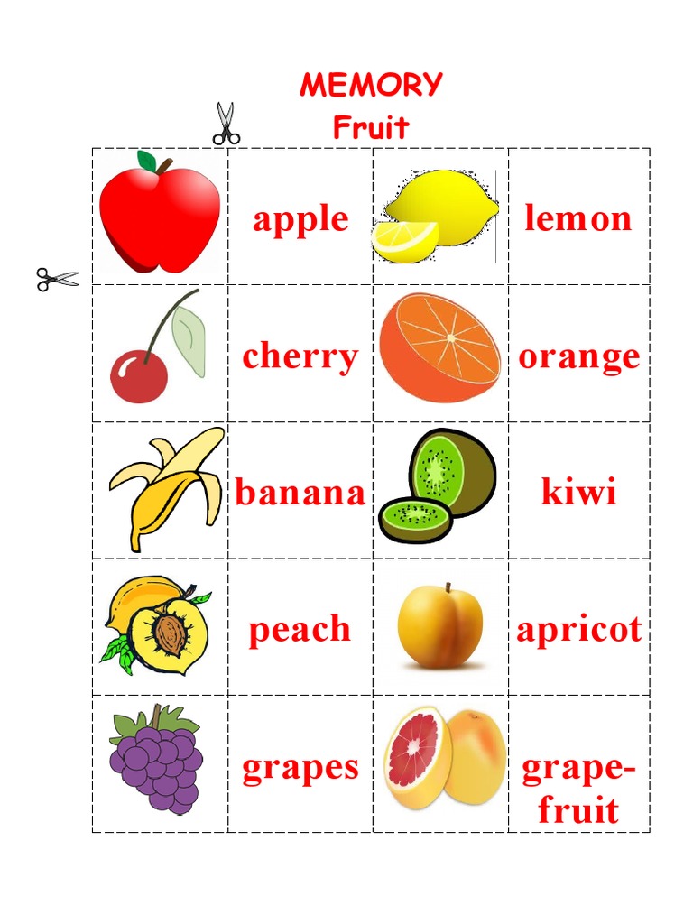 Fruit-Memory-Game Teacher Switcher | PDF