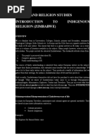 HERITAGE STUDIES Notes | PDF | Socialization | Funeral