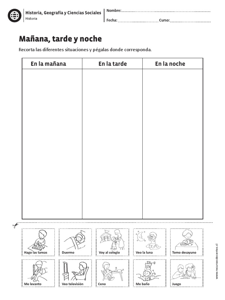 Mañana, Tarde, Noche PDF | PDF