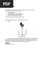 Types of Agitators, Agitator Design and Construction | PDF | Propeller ...