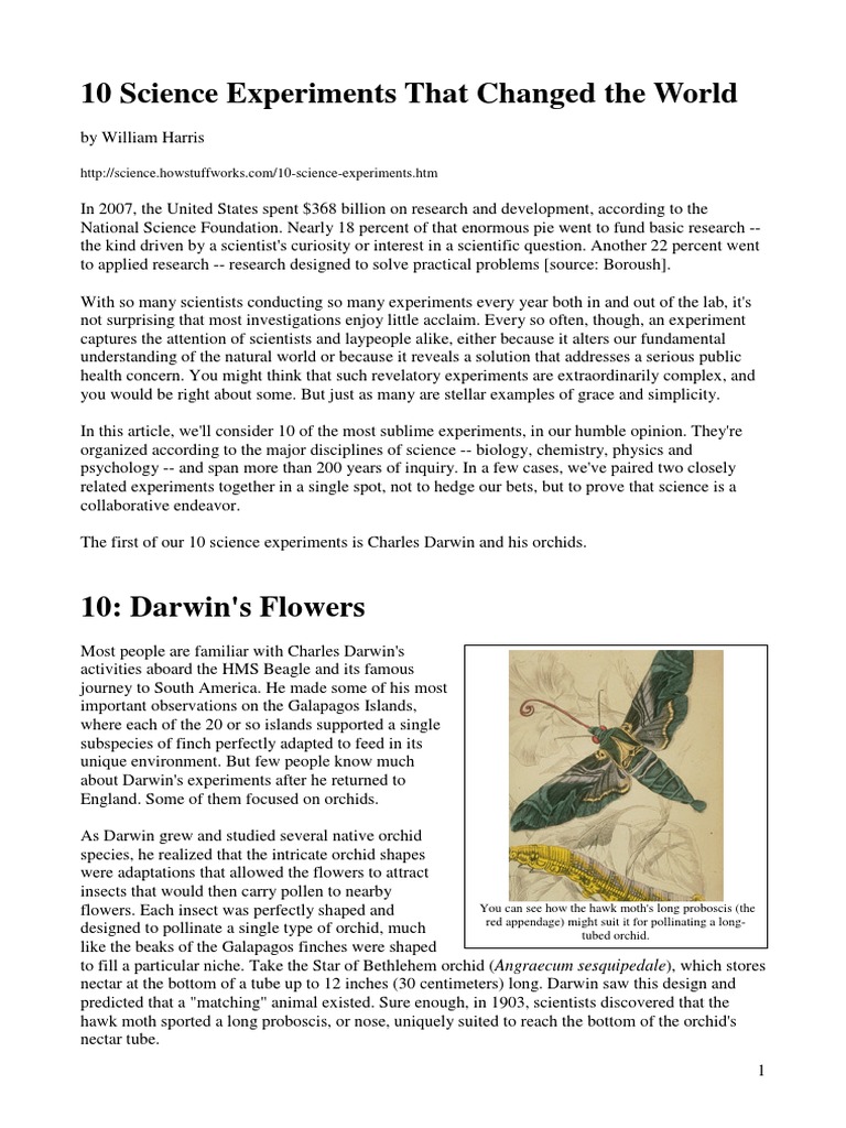 10 Science Experiments That Changed The World | PDF | X Ray ...