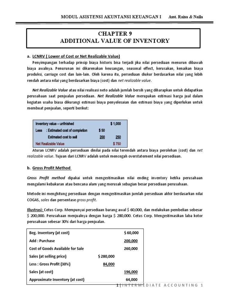 Chapter 9 - Inventory | PDF