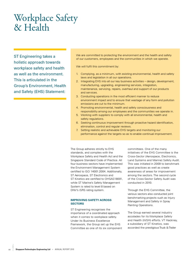 13 Workplace Safety Health | PDF | Occupational Safety And Health | Safety