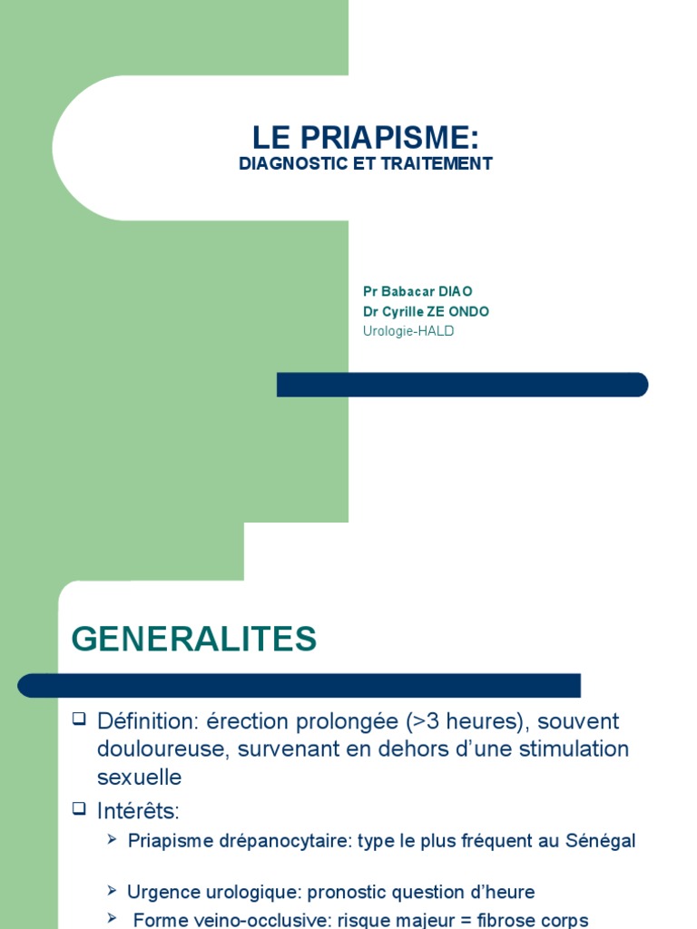 Le Priapisme | Télécharger gratuitement PDF | Vaisseau sanguin ...