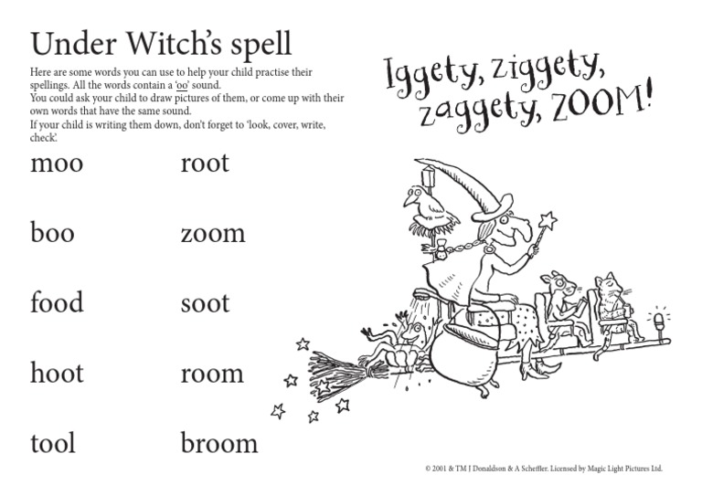 Room On The Broom - Witchs-Spell - OO | PDF | Language Arts & Discipline