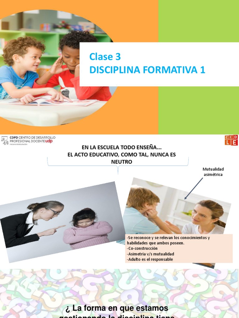 Disciplina Formativa en Educación Actual | PDF | Disciplinas | Moralidad